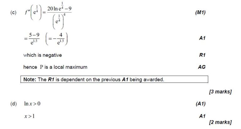 IB DP Math AA: Topic SL 5.3 Derivative of f(x): IB style Questions HL ...