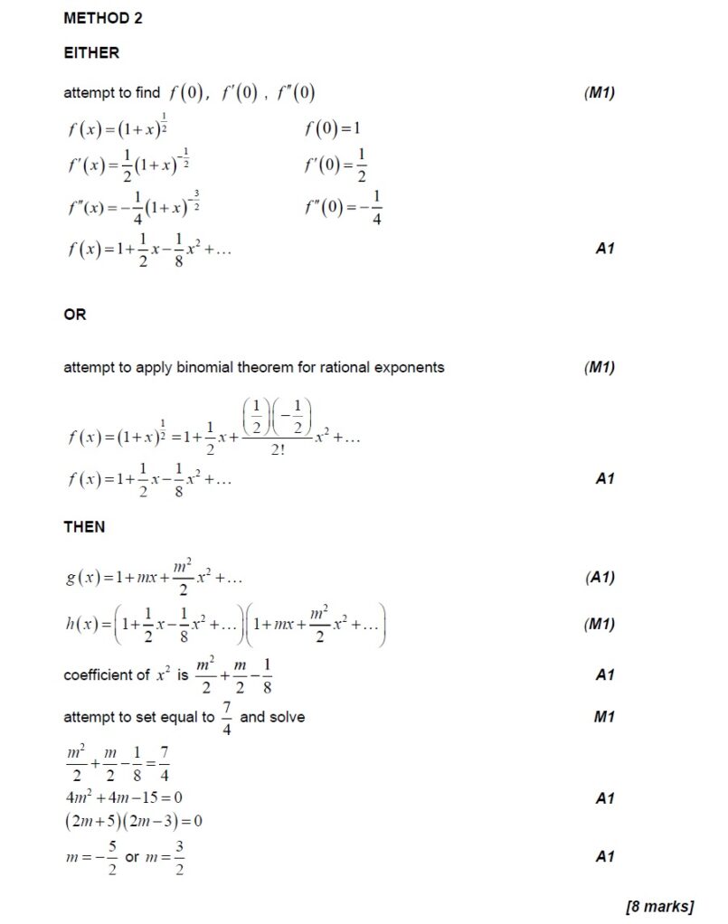IBDP Maths analysis and approaches Topic: SL 5.7 The second derivative ...