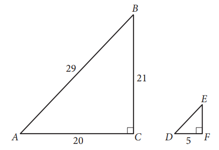 SAT Math: Right triangle trigonometry-Practice Questions