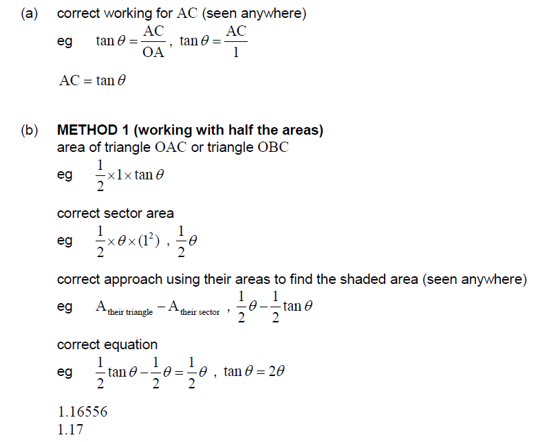 IBDP Maths AA: Topic SL 3.4: length of an arc; area of a sector: IB ...