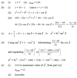 IB DP Math AA -SL 3.3 Application of Trigonometry -IB Style Question ...
