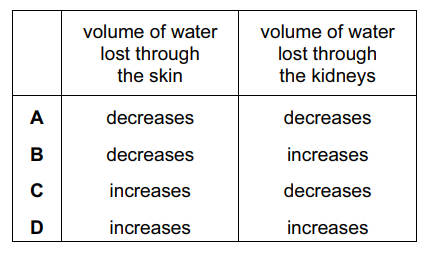 iGCSE Biology (0610)-13.1 Excretion in humans - iGCSE Style Questions ...