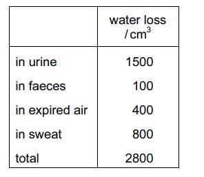 iGCSE Biology (0610)-13.1 Excretion in humans - iGCSE Style Questions ...
