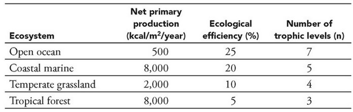 AP Biology : 8.2 Energy Flow Through Ecosystems- Exam Style questions ...