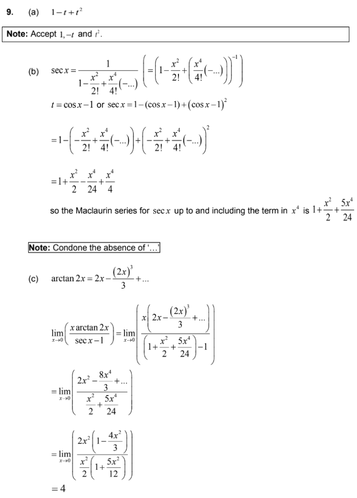 IBDP Maths AA: Topic : SL1.9:The binomial theorem: IB style Questions ...