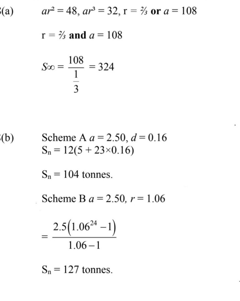 CIE A level -Pure Mathematics 1 : Topic : 1.6 Series: arithmetic and ...