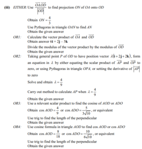 CIE A level -Pure Mathematics 3 : Topic : 3.7 Vectors-standard ...