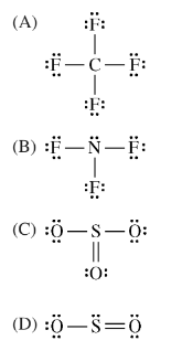 AP Chemistry: 2.5 Lewis Diagrams- Exam Style questions with Answer- MCQ