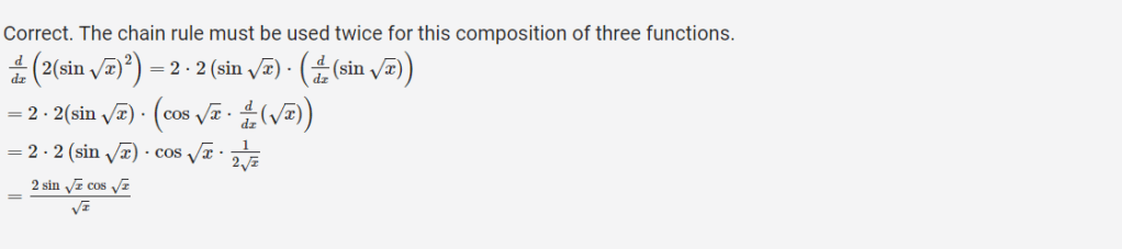 AP Calculus AB: 3.1 The Chain Rule - Exam Style questions with Answer- MCQ