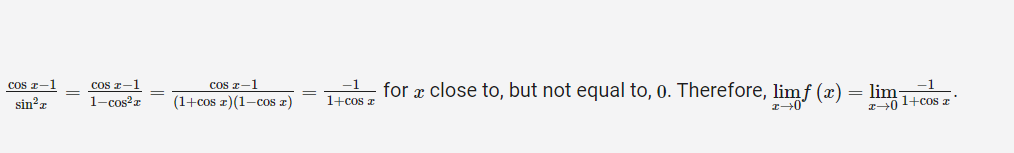 Ap Calculus Bc 1 6 Determining Limits Using Algebraic Manipulation Exam Style Questions With