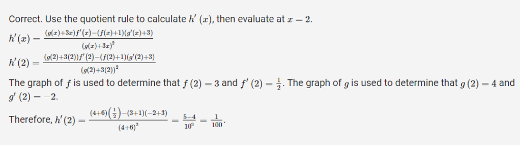 AP Calculus BC : 2.9 The Quotient Rule- Exam Style questions with ...
