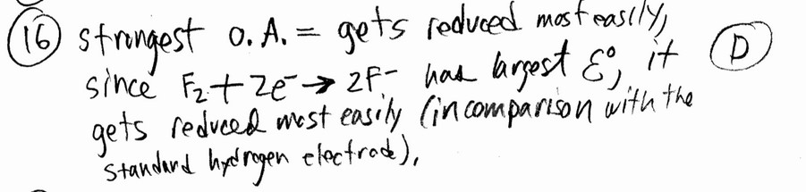 AP Chemistry: 9.8 Cell Potential and Free Energy - Exam Style questions ...
