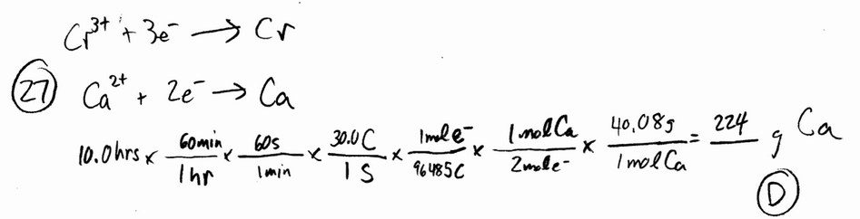 AP Chemistry: 9.9 Cell Potential Under Nonstandard Conditions - Exam ...