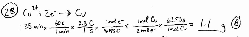 AP Chemistry: 9.9 Cell Potential Under Nonstandard Conditions - Exam ...