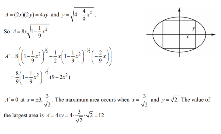 AP Calculus BC : 5.11 Solving Optimization Problems- Exam Style ...