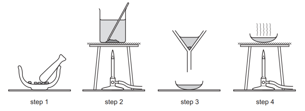 Igcse Chemistry 0620 Core 7 3 Preparation Of Salts Exam Style Questions Paper 1
