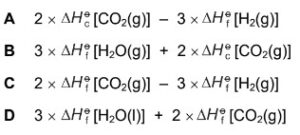 AS & A Level Chemistry 5.1 Enthalpy change, $\Delta H$: Exam Style ...