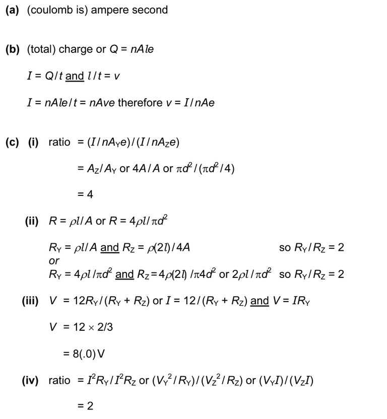 CIE AS & A Level Physics : 9.2 Potential difference and power - Exam ...