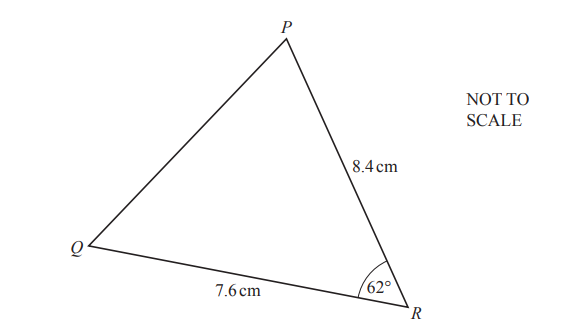 iGCSE Mathematics (0580) :E6.4 Solve problems using the sine and cosine ...