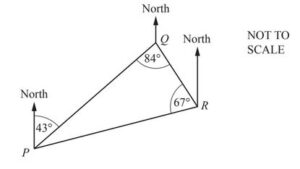 iGCSE Mathematics (0580) :C6.1 Interpret and use three-figure bearings ...