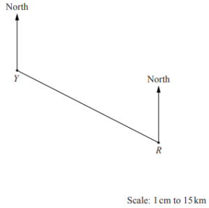 iGCSE Mathematics (0580) :C6.1 Interpret and use three-figure bearings ...
