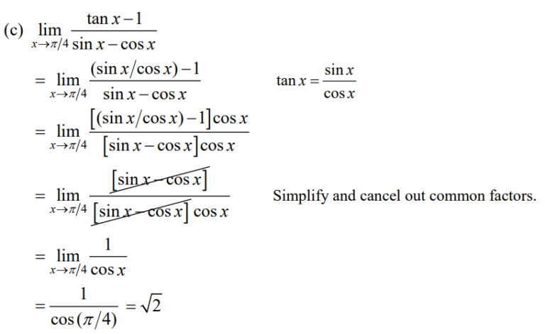 Ap Calculus Ab And Bc Chapter 1 Limits And Continuity 13 Calculating Limits Using The