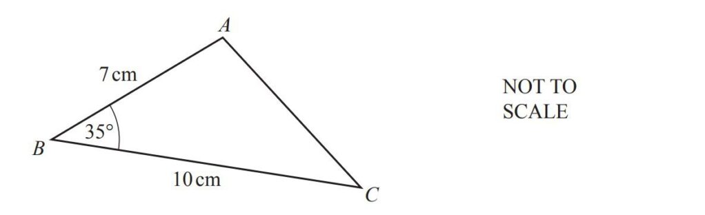 iGCSE Mathematics (0580) :E6.4 Solve problems using the sine and cosine ...