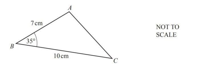 Igcse Mathematics 0580 E6 4 Solve Problems Using The Sine And Cosine Rules Igcse Style