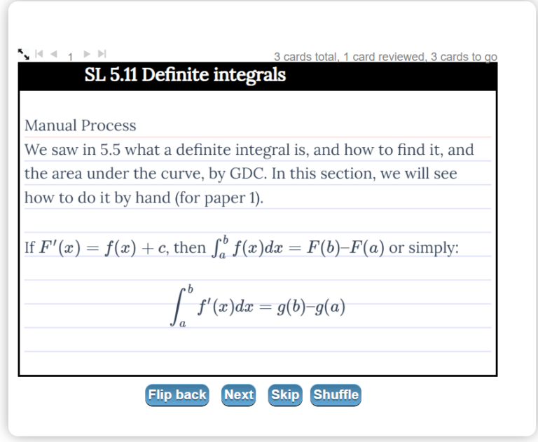 IB Mathematics AA SL Study Notes for Exam Preparation