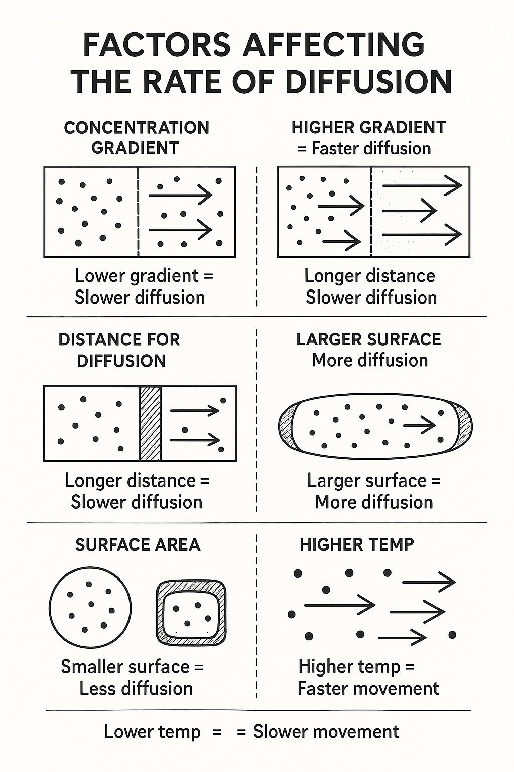 iGCSE Biology (0610) 3.1 Diffusion iGCSE Style Questions Paper 1
